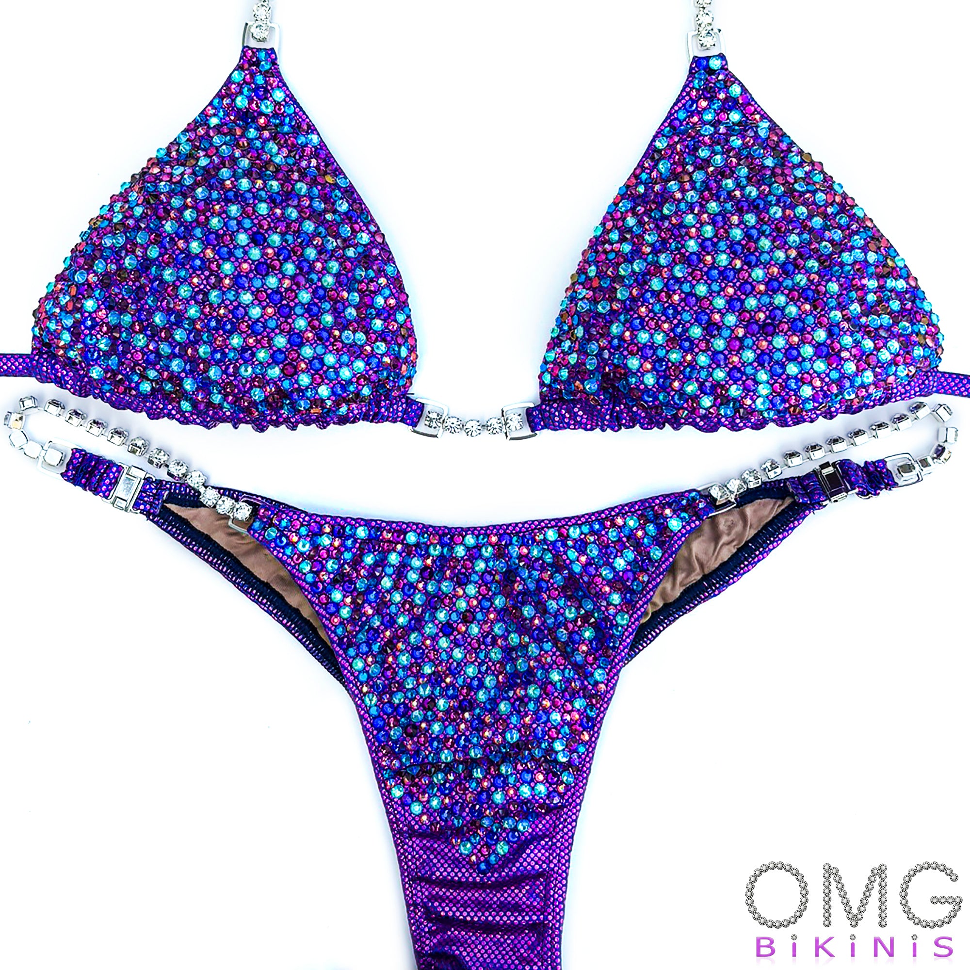 Amethyst Twinkle Competition Suit M/M | Clearance | OMG Bikinis