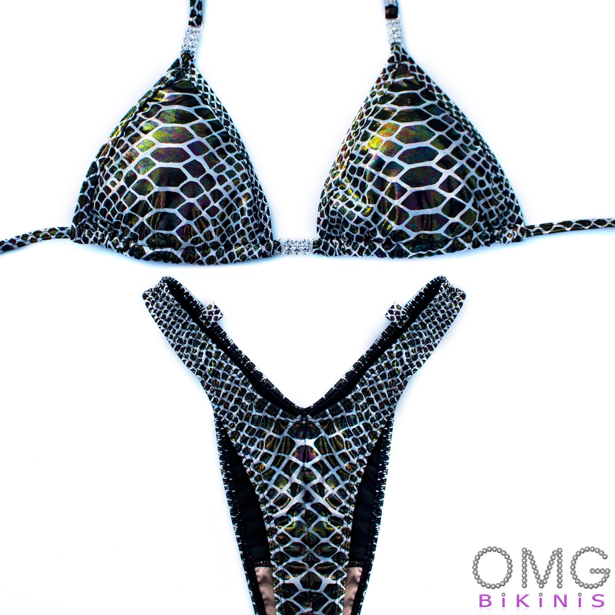 Python Holographic Posing Suit | NPC/IFBB Figure/WPD Practice Suit | O ...