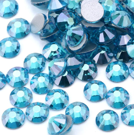 Aquamarine AB Rhinestones | OMG Bikinis