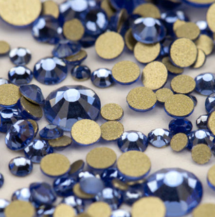 Light Blue / Light Sapphire Rhinestones | OMG Bikinis