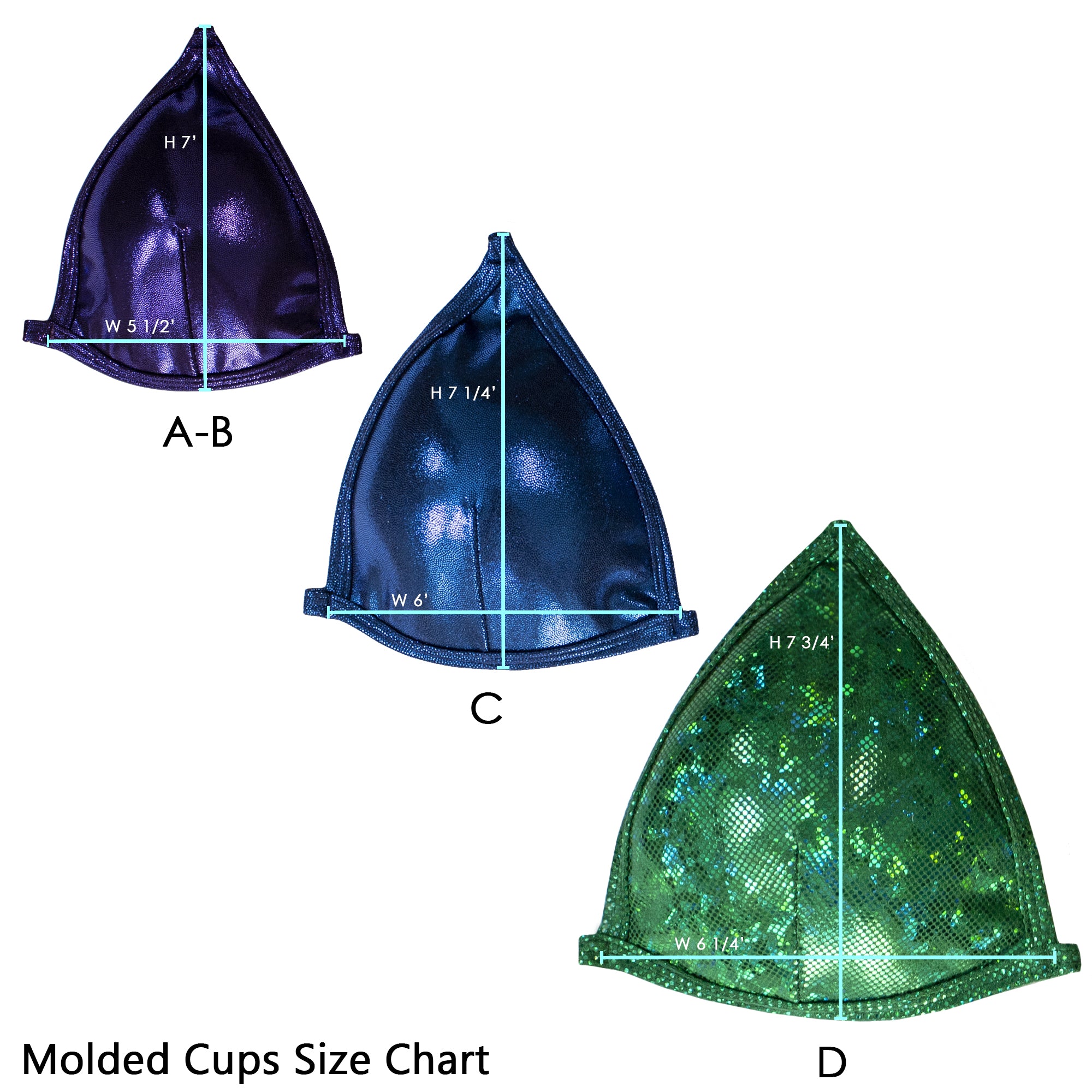 Molded Cups Upgrade | Size A-B | OMG Bikinis